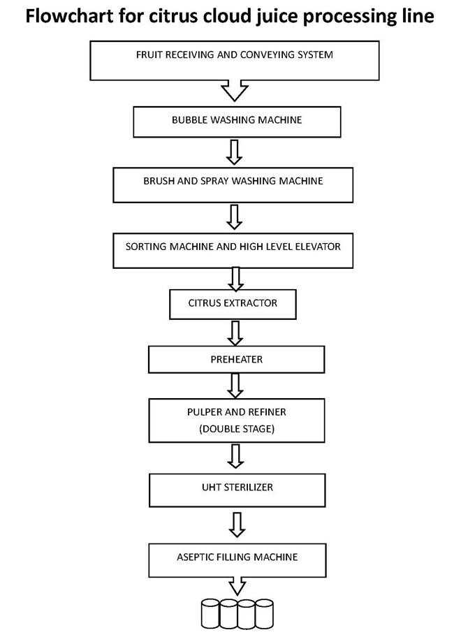 HPP Citrus Processing Line / 440V Lemon Processing Plant Easy Operation