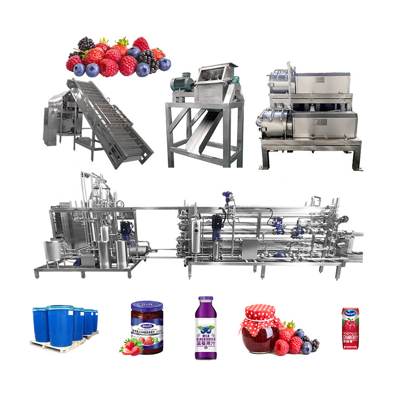 Introduction of fruit juice processing production line