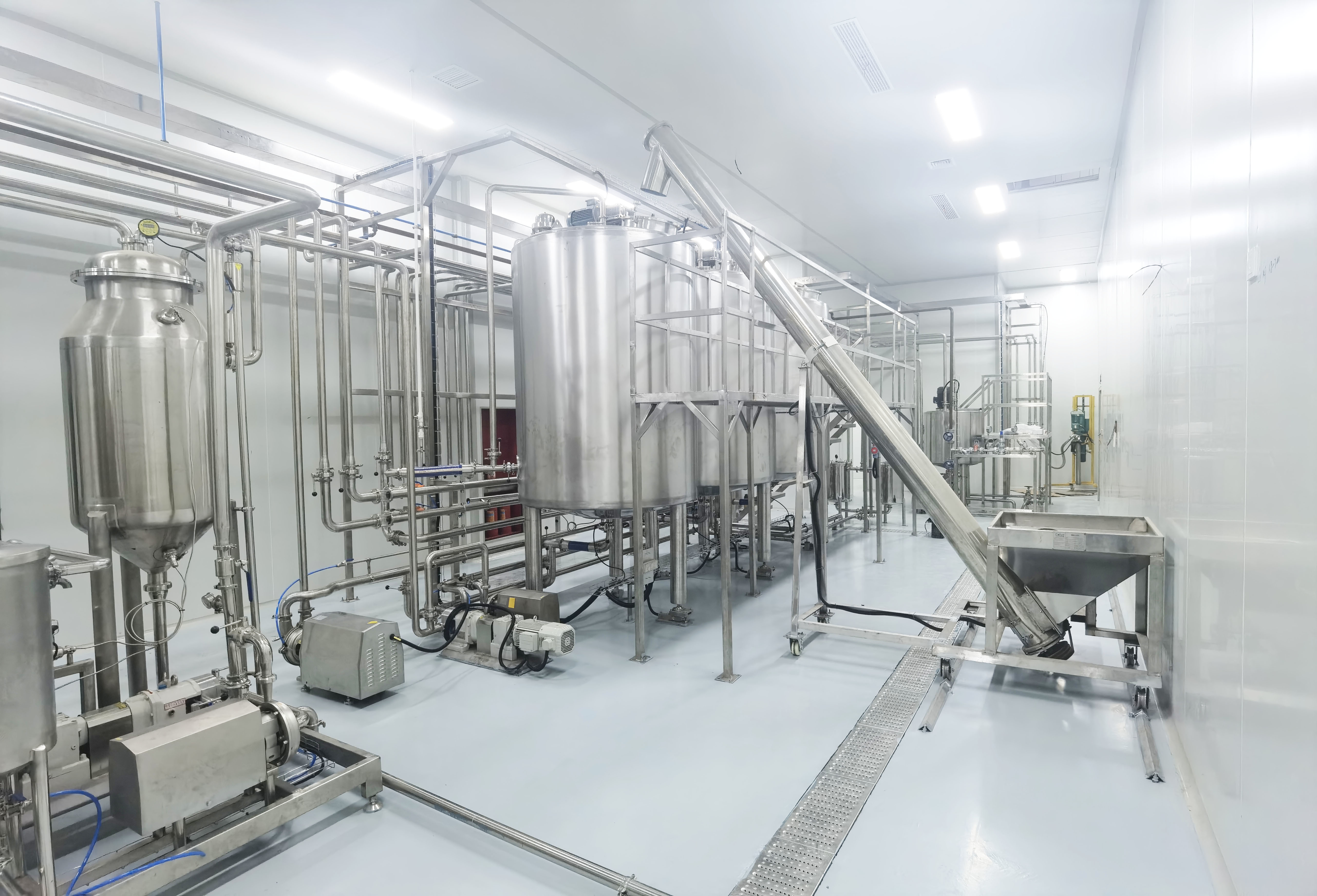 What are the characteristics of a mango processing production line?