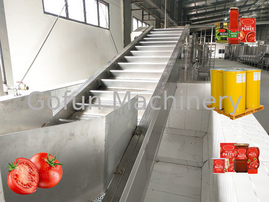High Efficiency 5T/H Tomato Sauce Processing Line Flexible Operation