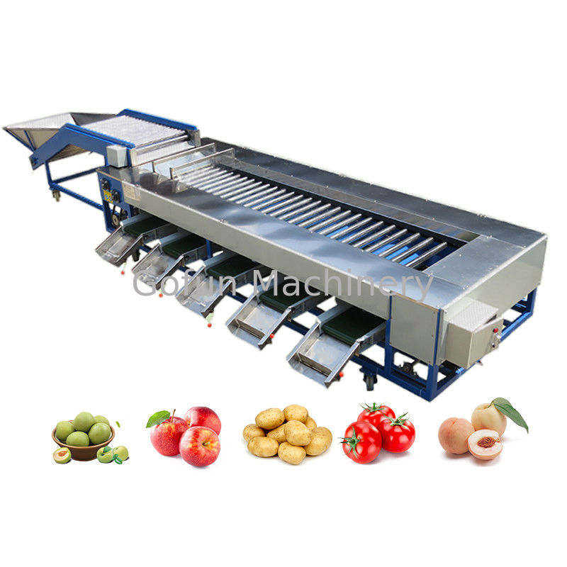 Industrial Tomato Roller Sorting Machine For Fruits And Vegetables ...