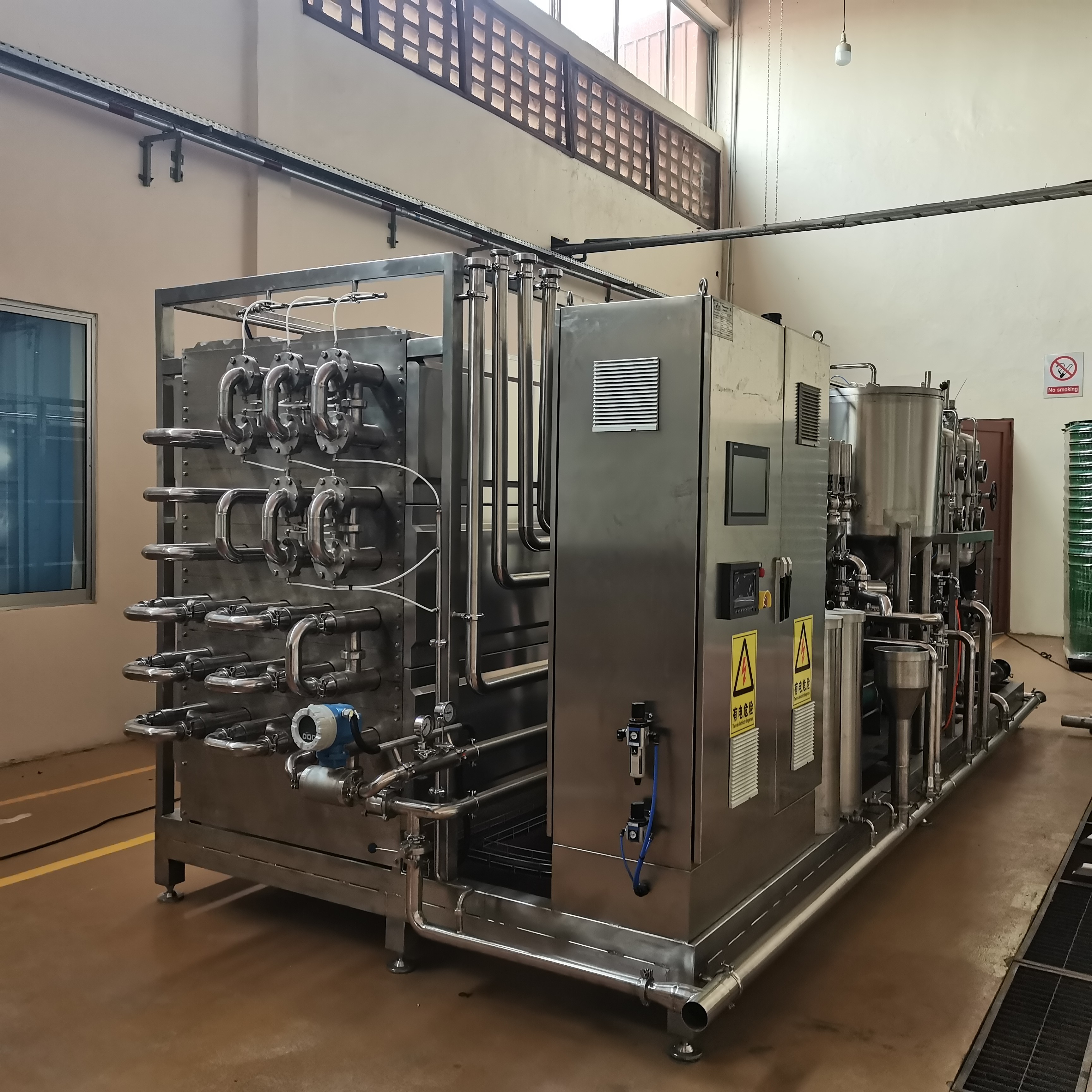 Ss304 uht pasteurization machine Pear Paste Turnkey Processing Line