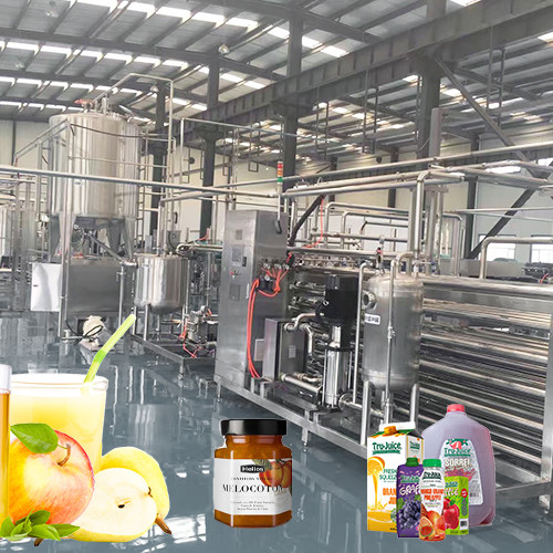 SUS 304 / 316L Apple Juice Processing Line Turnkey Processing Line 10 ...