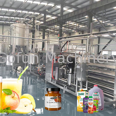 Industrial NFC Apple Processing Line HPP Fruit Juice Processing Equipment