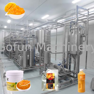 Fresh Fruits Mango Juice / Jam Processing Line 10 - 200T/D