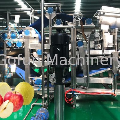 Food Standard SUS 304 Apple Processing Line Cold Press Fruit Juice ...