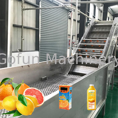 Commercial Orange Juice Production Line Fully Automatic Citrus ...