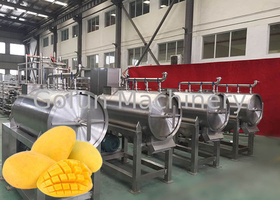 Professional Mango Processing Line / Safety Mango Juice Processing Plant
