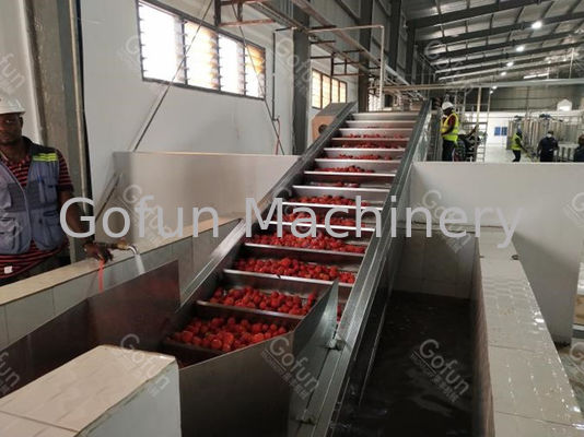 Industrial Automatic Tomato Ketchup Making Machine 500T/D With Water ...